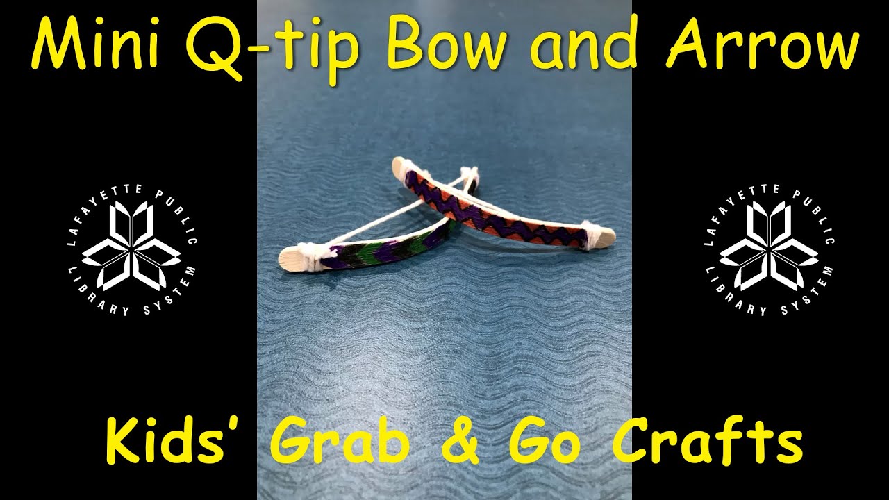 Mini Q-Tip Bow - YouTube