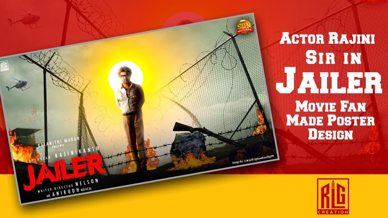 DESIGN3: How To Make Actor Rajinikanth Sir in Jailer Movie Fan Made ...