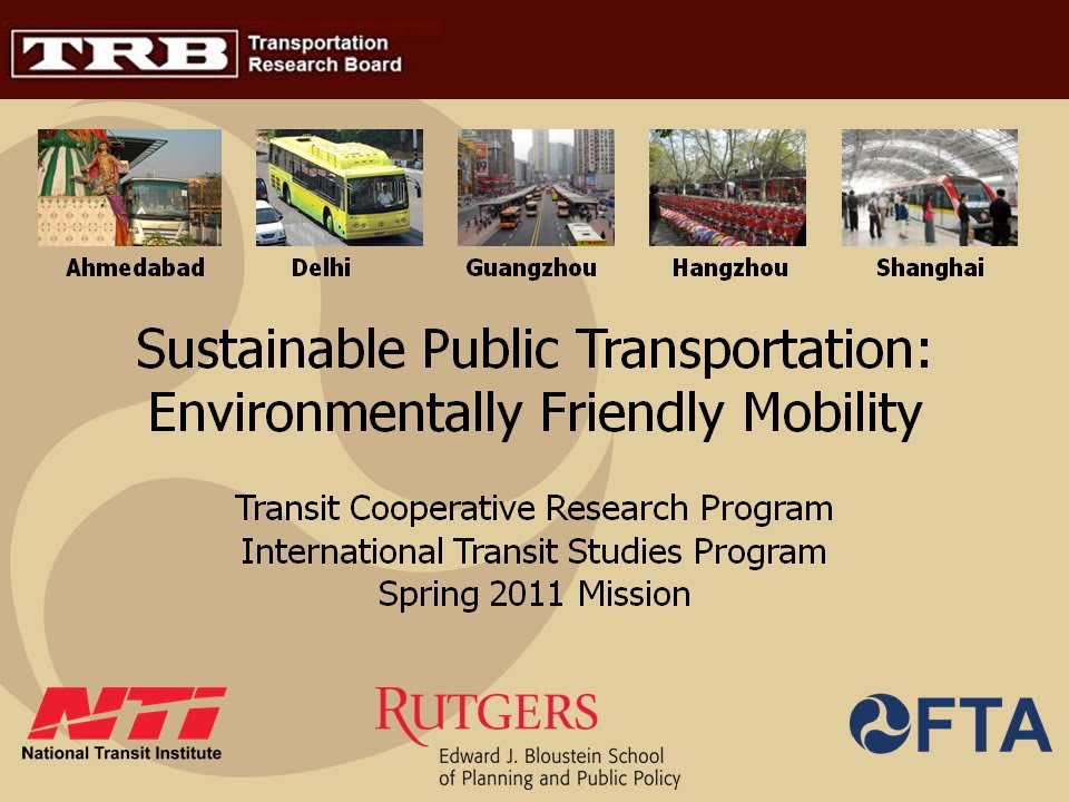 Sustainable Public Transportation: Environmentally Friendly Mobility ...