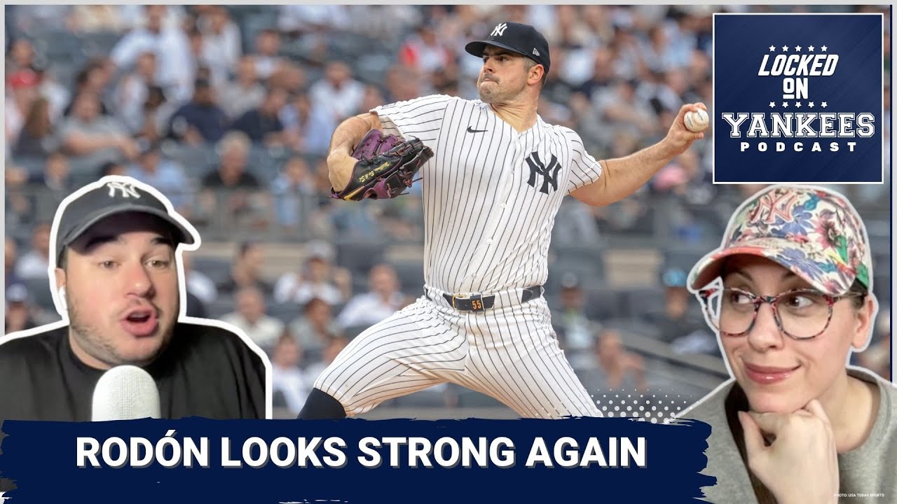 Carlos Rodón has a strong outing and the Yankees win their seventh in a ...
