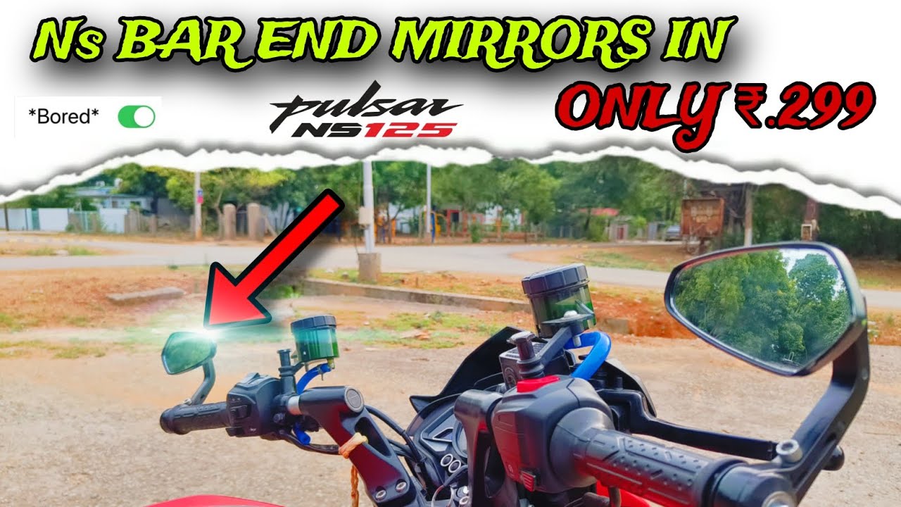 Best Handle Bar End Mirror FOR NS125💥 Installation ||new ns mirrors# ...