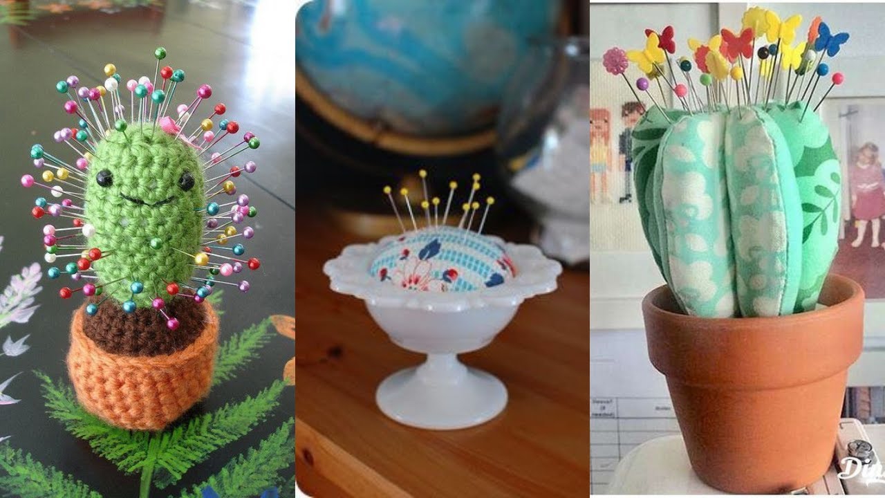 DIY Creative Pin Cushion Ideas - YouTube