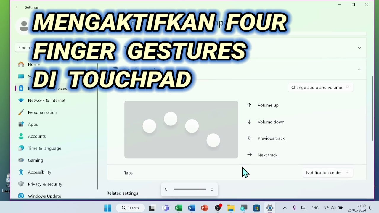 Tutorial Mengaktifkan "Four-Finger Gestures" di Touchpad Laptop Windows ...