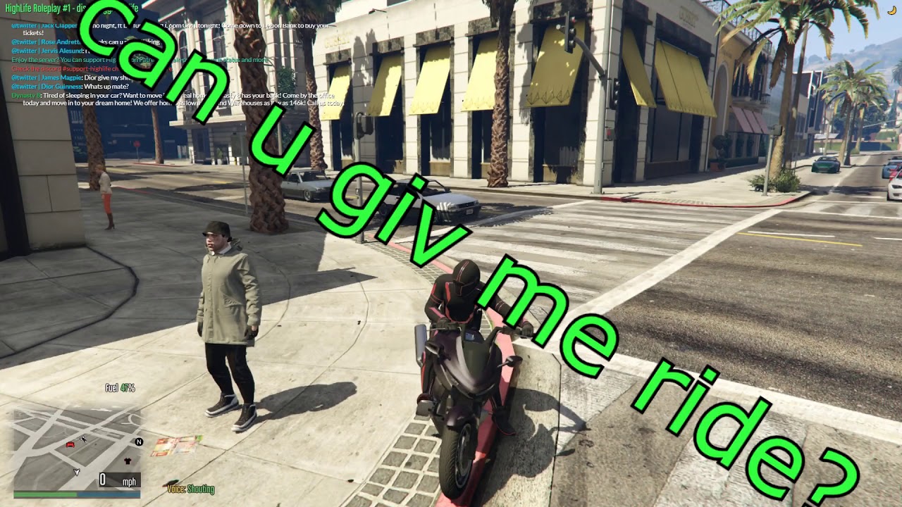 GTA 5 HighLife RP | GIMME A RIDE - YouTube