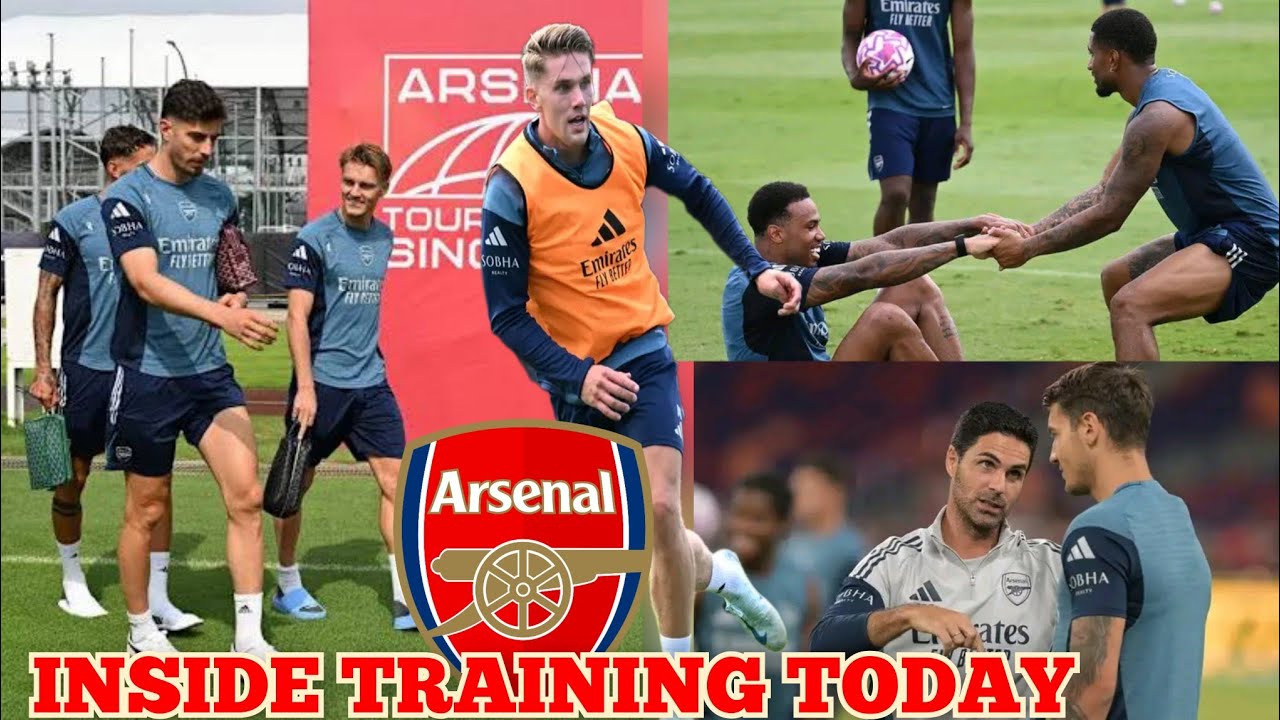 👁️Energy, Skill, and Determination on Display in Arsenal Training"Today ...