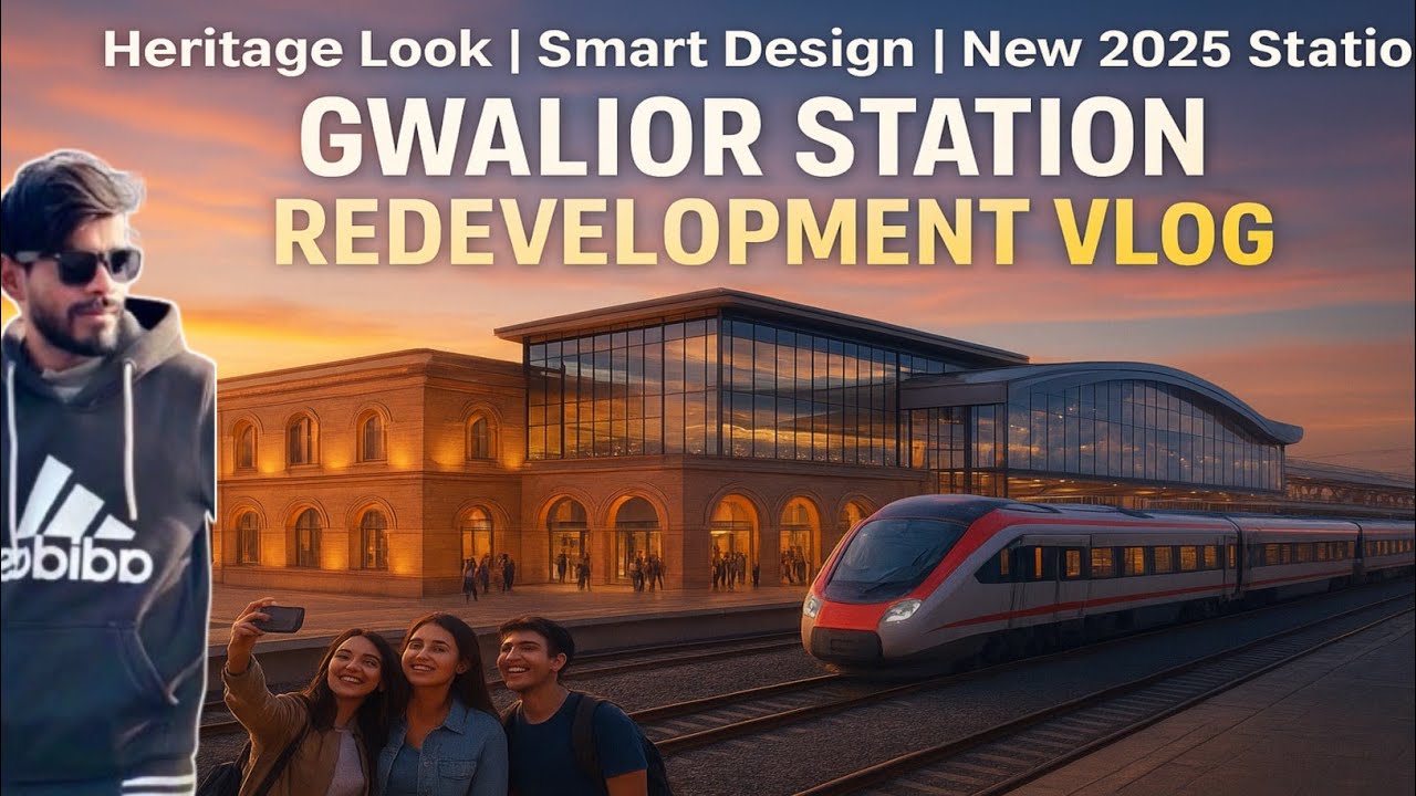 GWALIOR RAILWAY STATION VLOG SEPTEMBER 2026 में होगा उद्धघाटन ? स्टेशन ...