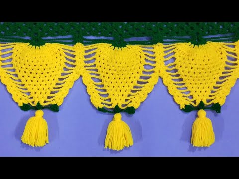 🍍Ananas Toran Design🍍 | Woolen Door Hanging Toran Design #9 | Crochet ...
