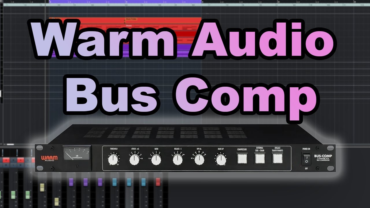 Warm Audio Bus Comp Demo (Synthwave/Electronic Drums) - YouTube