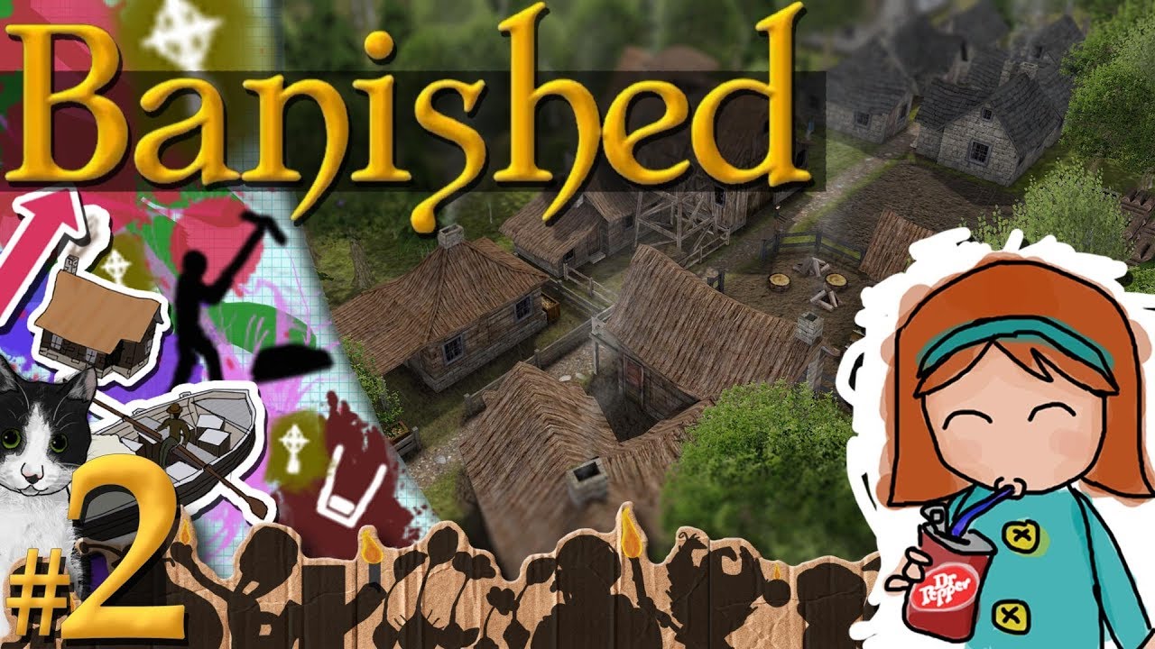 Banished #2 - Long Term Survival Tips (17 Pop) - YouTube
