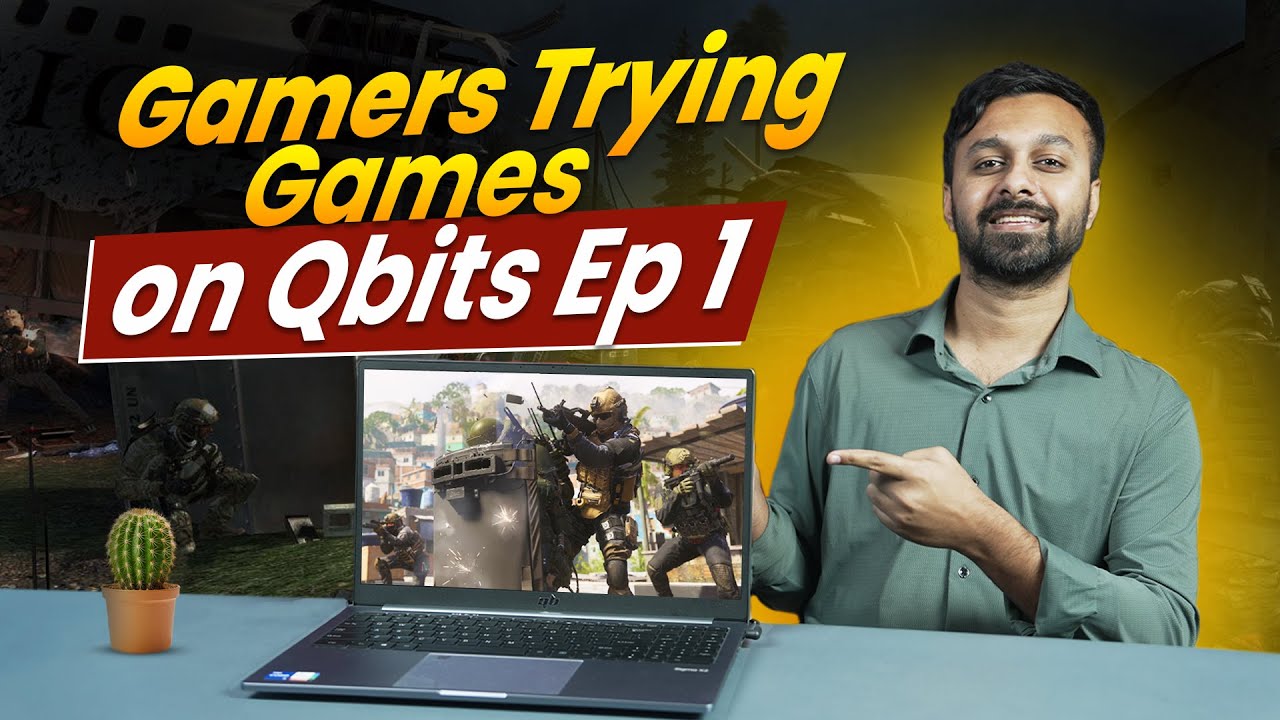 Gamers Trying Games on Qbits Episode 1 - YouTube