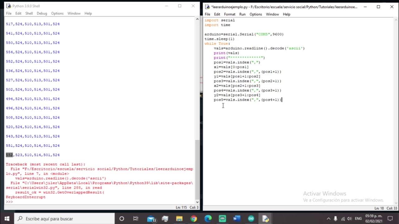 16 tutorial 16 comunicacion serial entre Arduino y python - YouTube