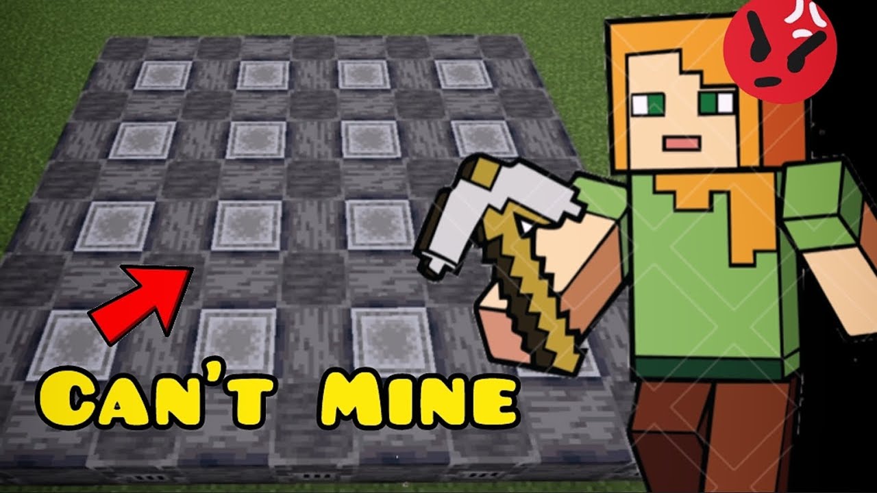 How To Make Unmineable/Unbreakable Floor In Minecraft // (without any mod) - YouTube