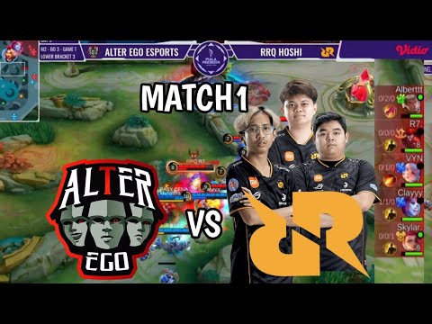 PIALA PRESIDEN ESPORT 2022 RRQ HOSHI VS ALTER EGO ESPORT MATCH 1 // KAGURA VYN? SELENA CLAY?MINO R7?