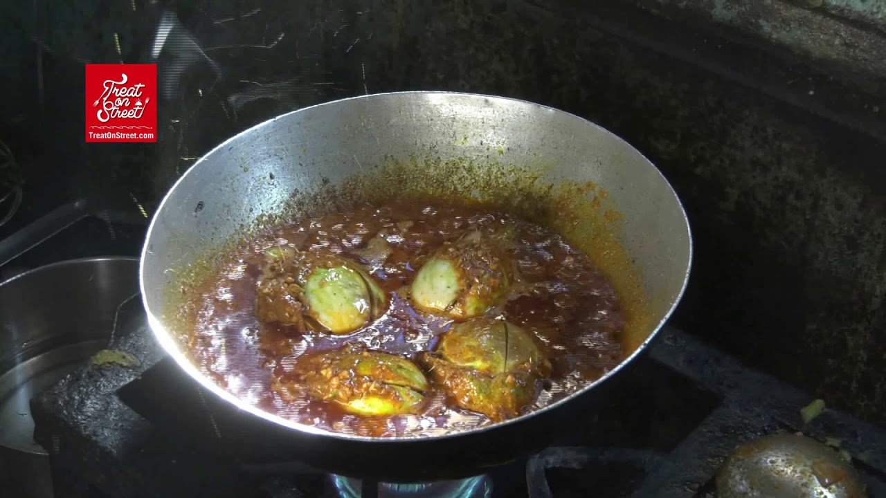 Bengan Bharta And Bakiri Roti - Street Food - Phanala Street Food ...