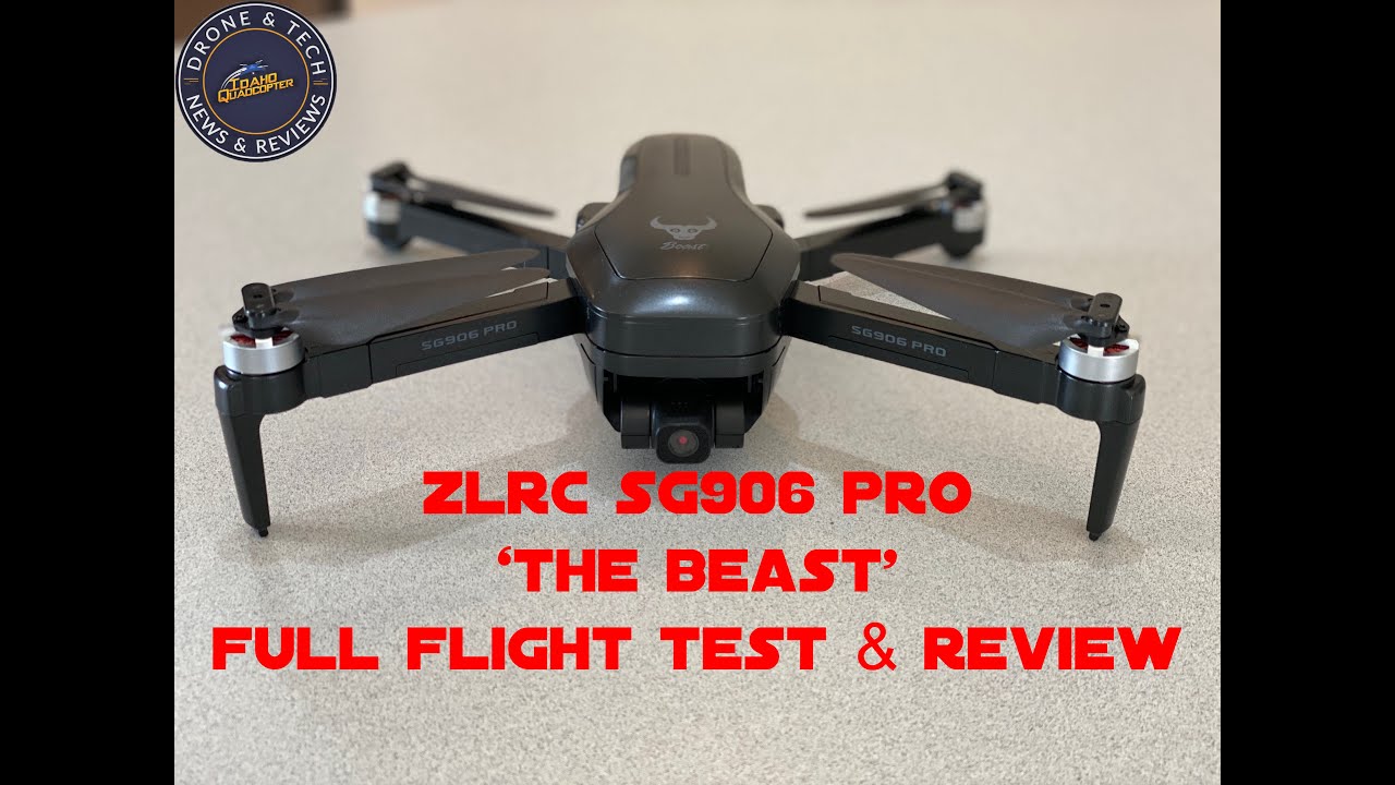 ZLRC SG906 Pro "The Beast" Flight Test Review & Unboxing - YouTube