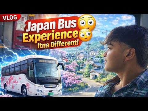 First Time Japan Bus Ride 😳🇯🇵!! Indian in Japan