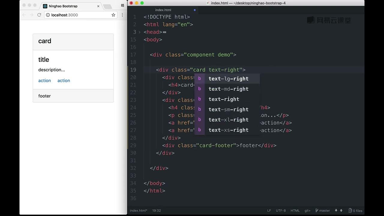 《Bootstrap 4：CSS 与 JS 框架》 3·8 Card：卡片 - YouTube