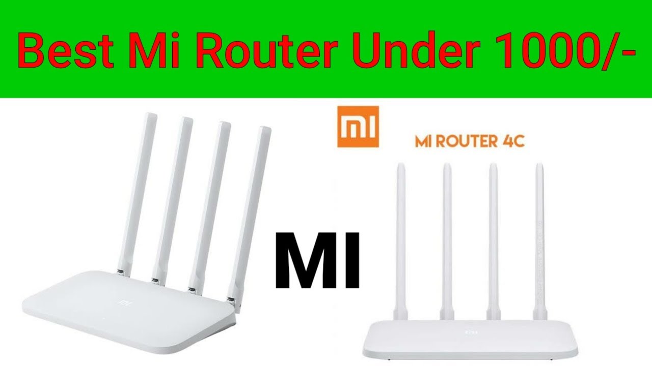 Best WiFi Router Under 1,000 | Mi 4c Router Unbox in hindi | - YouTube