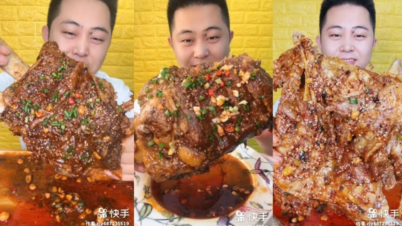 Makan Makanan Super Besar Pedas, Daging Besar - Acara Makan - ASMR ...