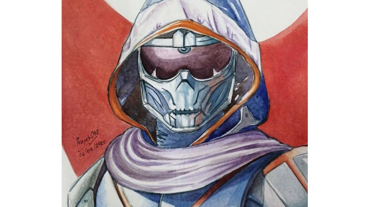 Taskmaster 💀🗡 [Marvel Studios' Black Widow] - Speed Drawing By ...