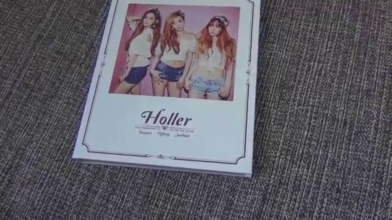 GIRLS' GENERATION-TTS (소녀시대-태티서) 2nd Mini Album - Holler Unboxing ...
