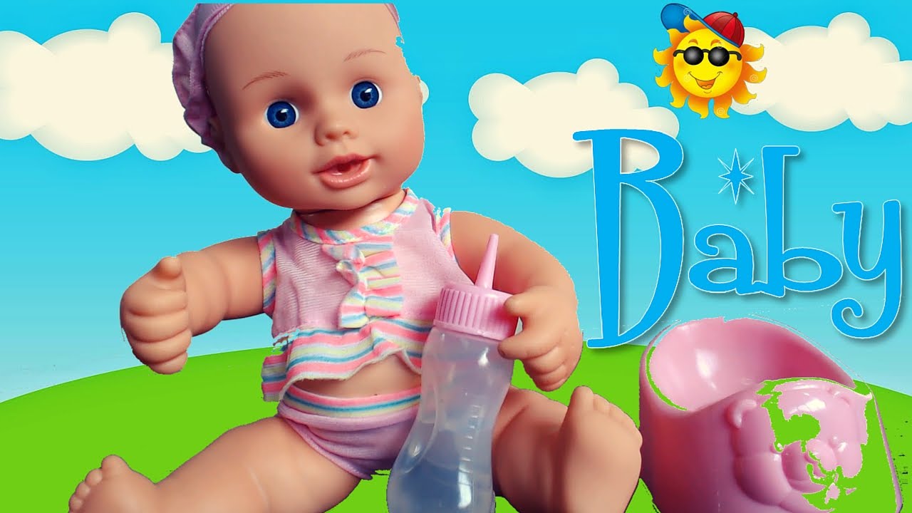 Bebe hace pipi - Juguetes de Baby Born - YouTube