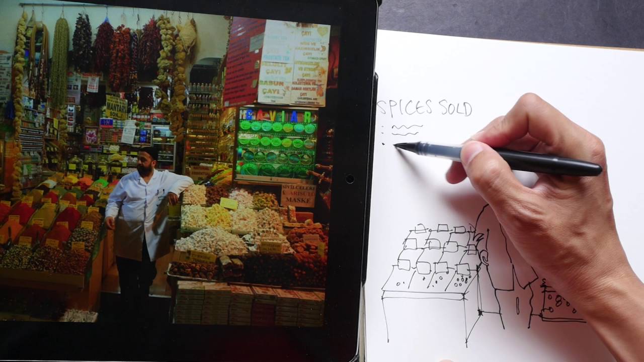 Pen & Ink Sketch Montage (Tutorial) - YouTube