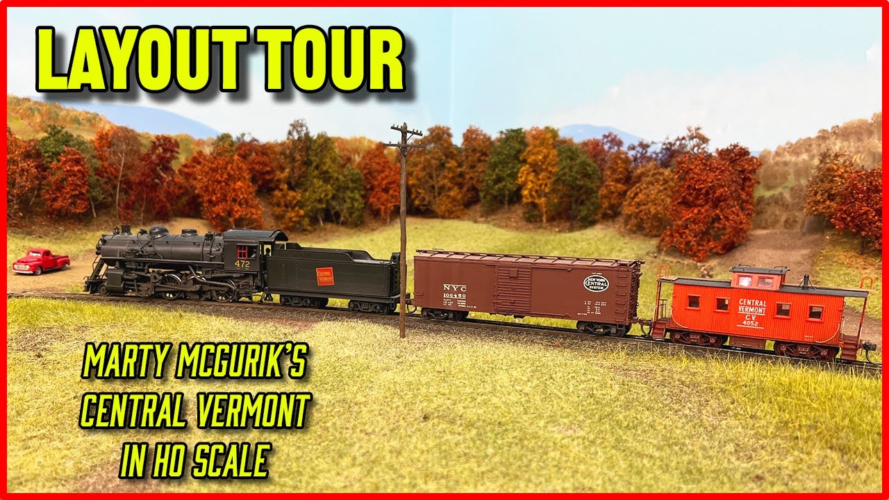 AMAZING Autumn scenery on a Model Railroad | Marty McGurik’s Central ...