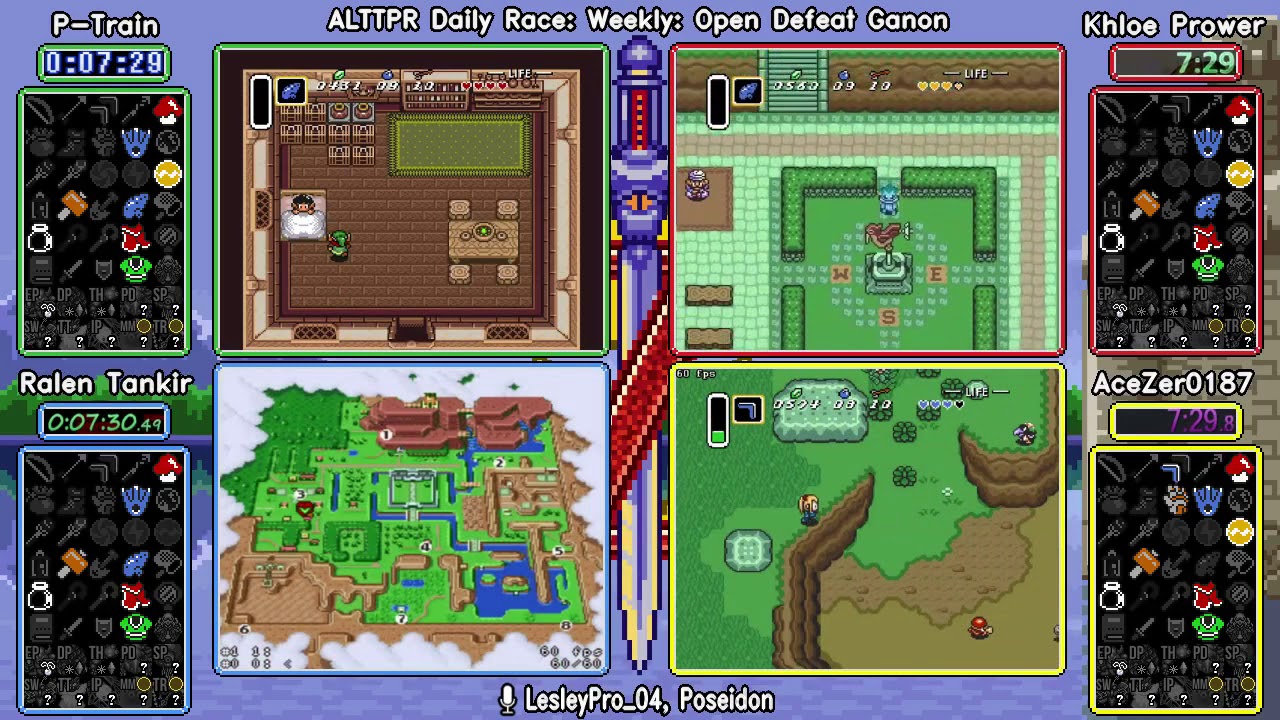 Weekly Open, Nov 3 2019. ALTTP Randomizer Daily Race. - YouTube