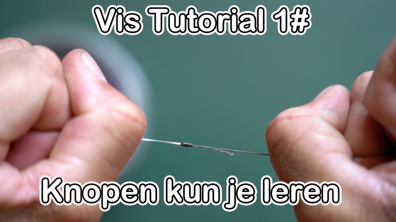 VIS TUTORIALS : De STERKSTE en MAKKELIJKSTE voorslag knoop | De enige ...