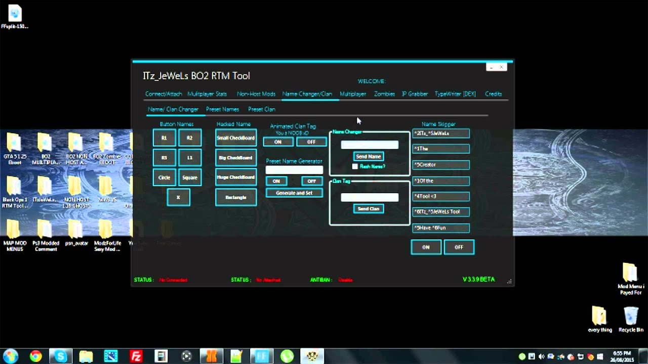 Black Ops 2 ItzJeWeLs RTM Tool - YouTube