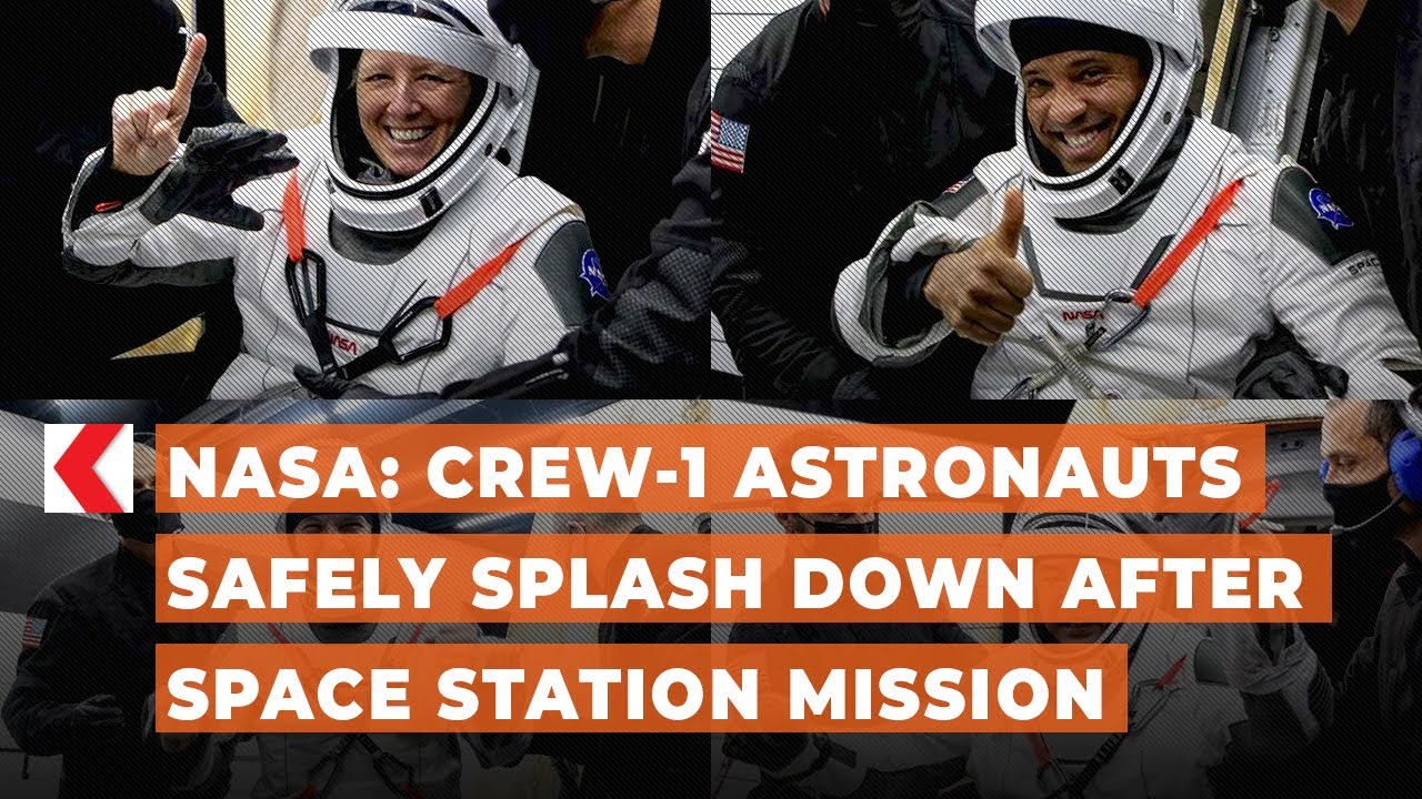 NASA: Crew-1 astronauts safely splash down after space station mission ...