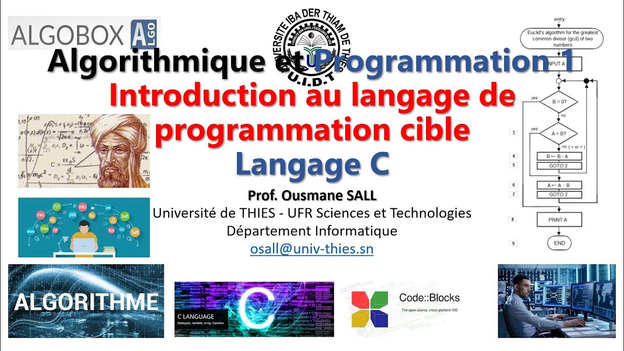 3 Algorithmique et Programmation 1 Introduction au langage de ...