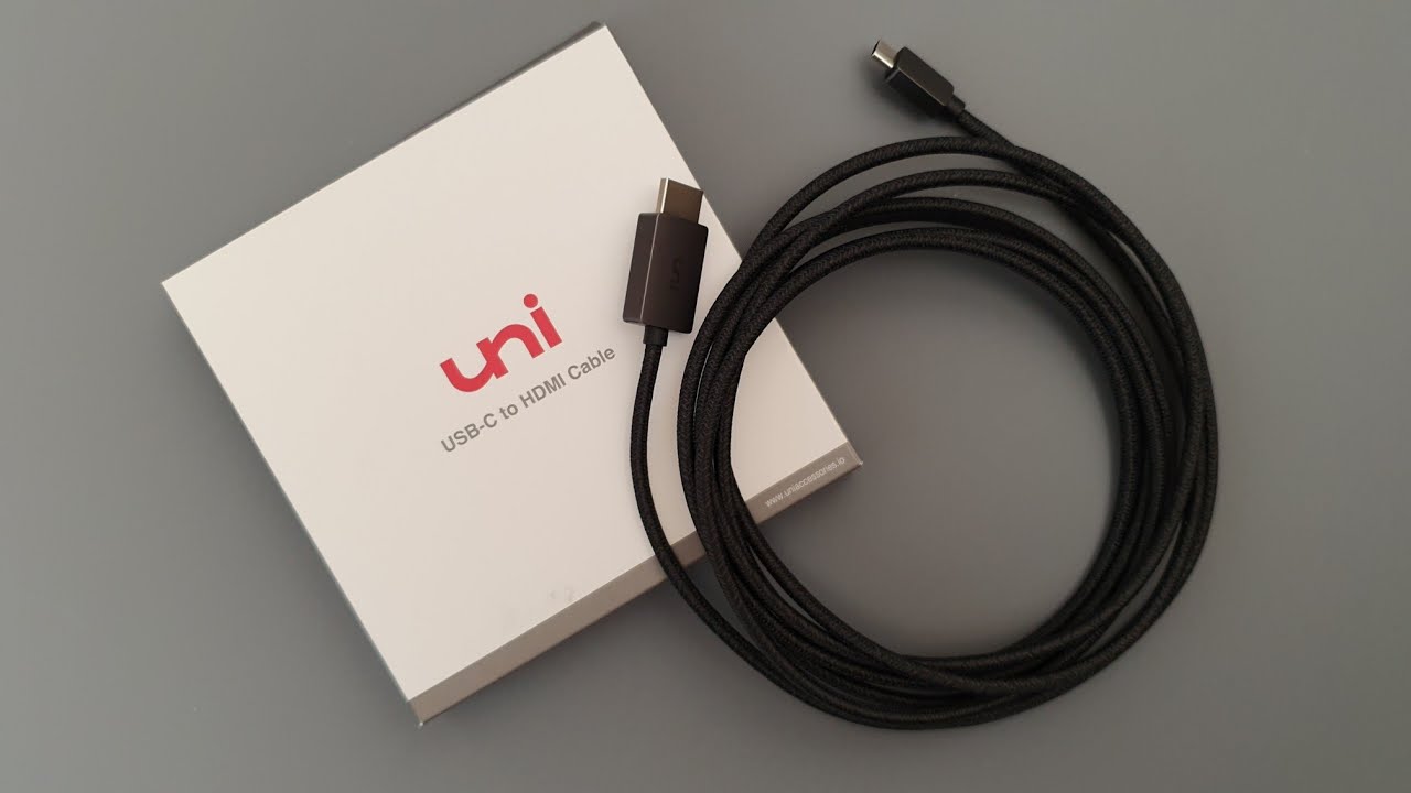 Uni USB-C to HDMI Cable Unboxing - YouTube