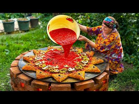 Grandma’s Beef Pizza with Homemade Sauce - The Most Unexpected Pizza
