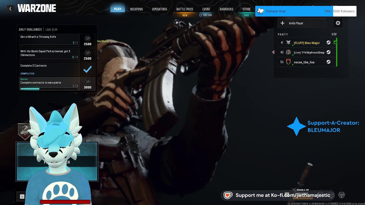Bleu's Corner!🦊💙🙌 | Warzone with friends! - !bleu !discord !linktree - YouTube