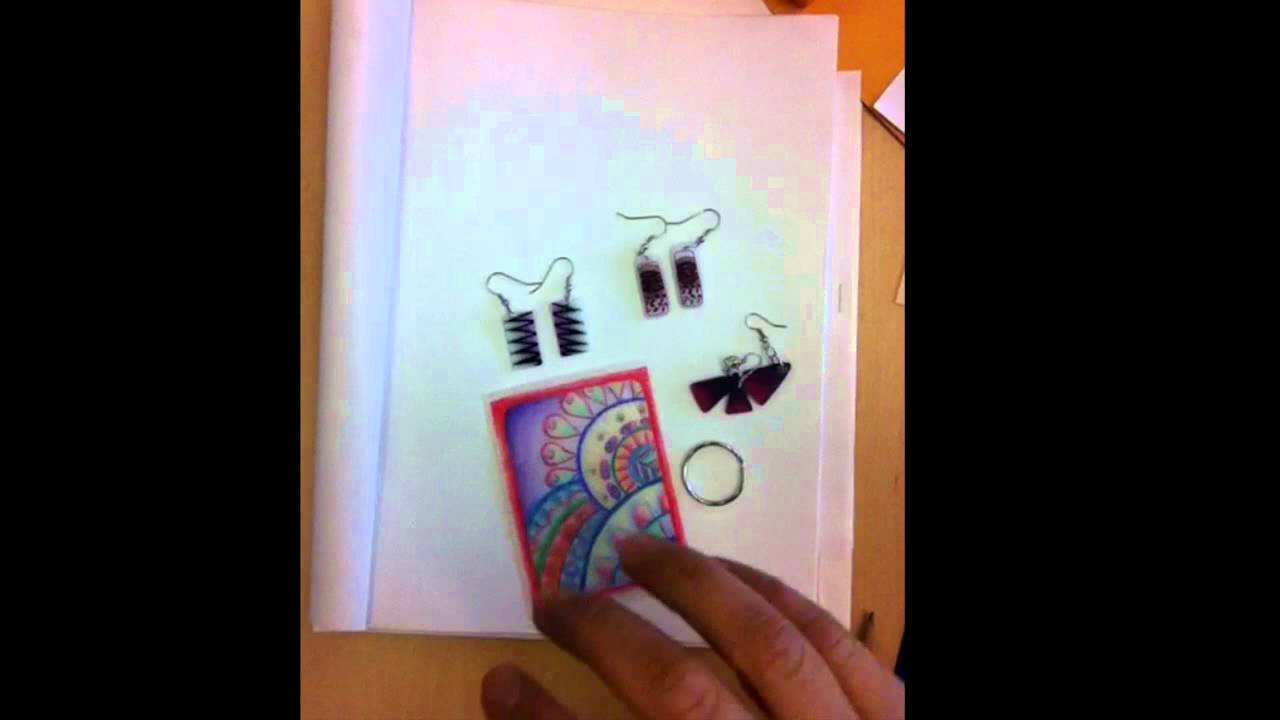 Shrinky dink Art video 1 - YouTube