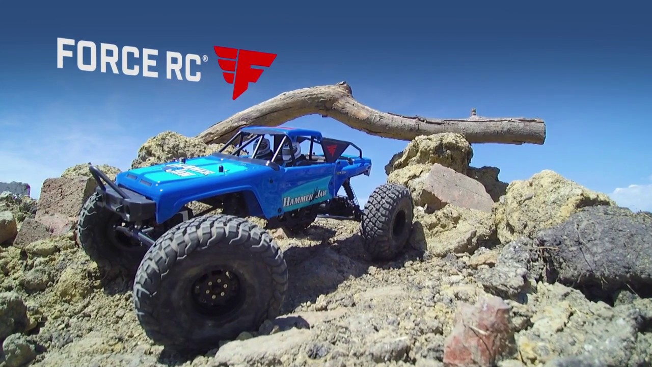 Force RC 1/10 Hammerjaw 4WD Rock Bouncer Brushed RTR - YouTube