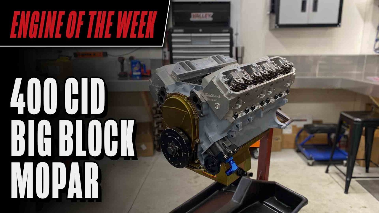 400 cid Big Block Mopar Engine Build - YouTube