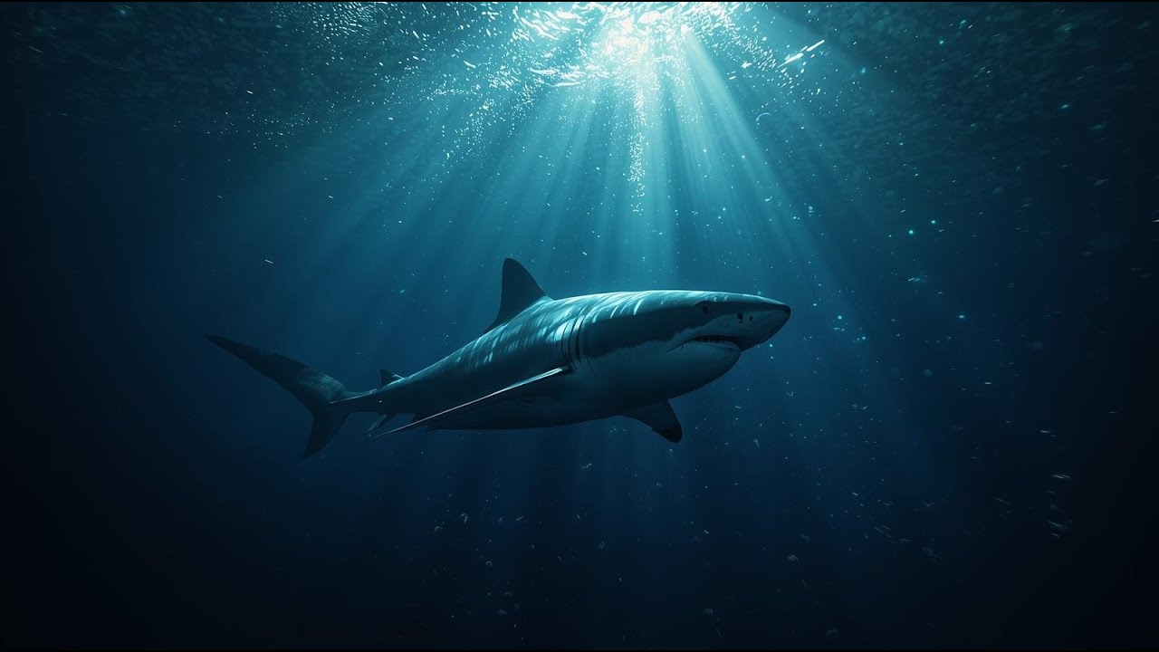 Shark Aquarium Live | Relaxing Underwater Loop | Deep Ocean Calm - YouTube