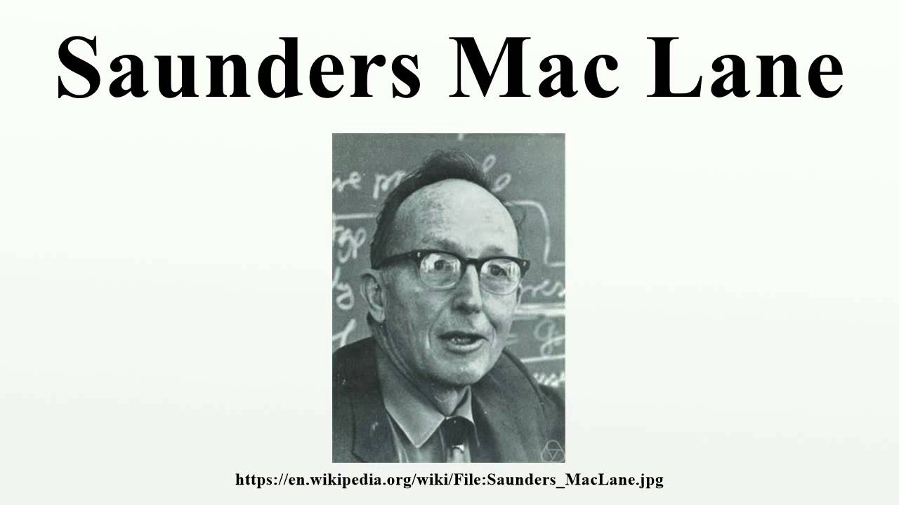 Saunders Mac Lane - YouTube