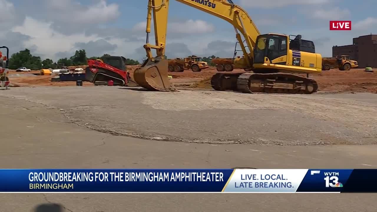 Groundbreaking for The Birmingham Amphitheater - YouTube