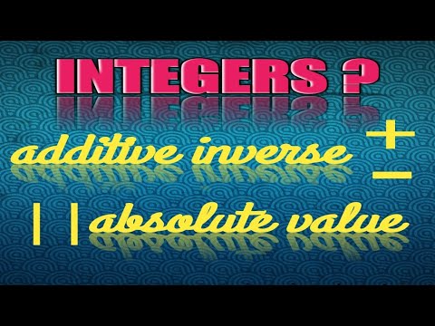 integers | additive inverse| absolute value | class6 | class7 | class8 ...