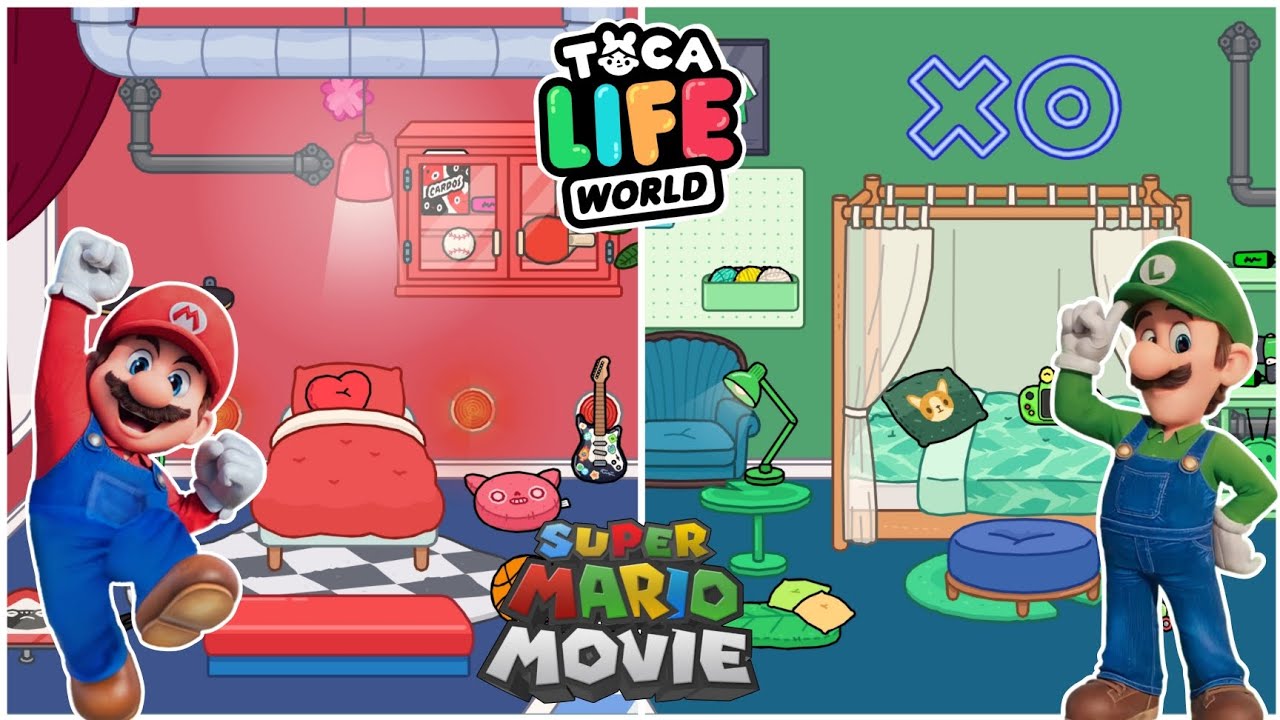 Super mario and Luigi room in Toca life world | Toca Boca - YouTube