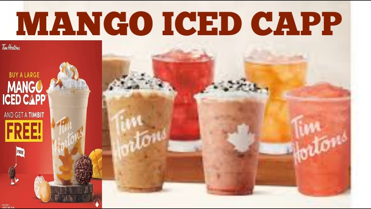 Tim Hortons Iced Capp | Mango Iced Capp Deal | VLOG 14 | - YouTube