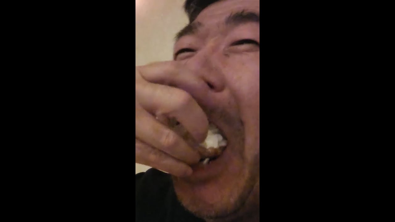 Unhinged Jaw to Eat the Cream Puff One Bite Challenge - YouTube
