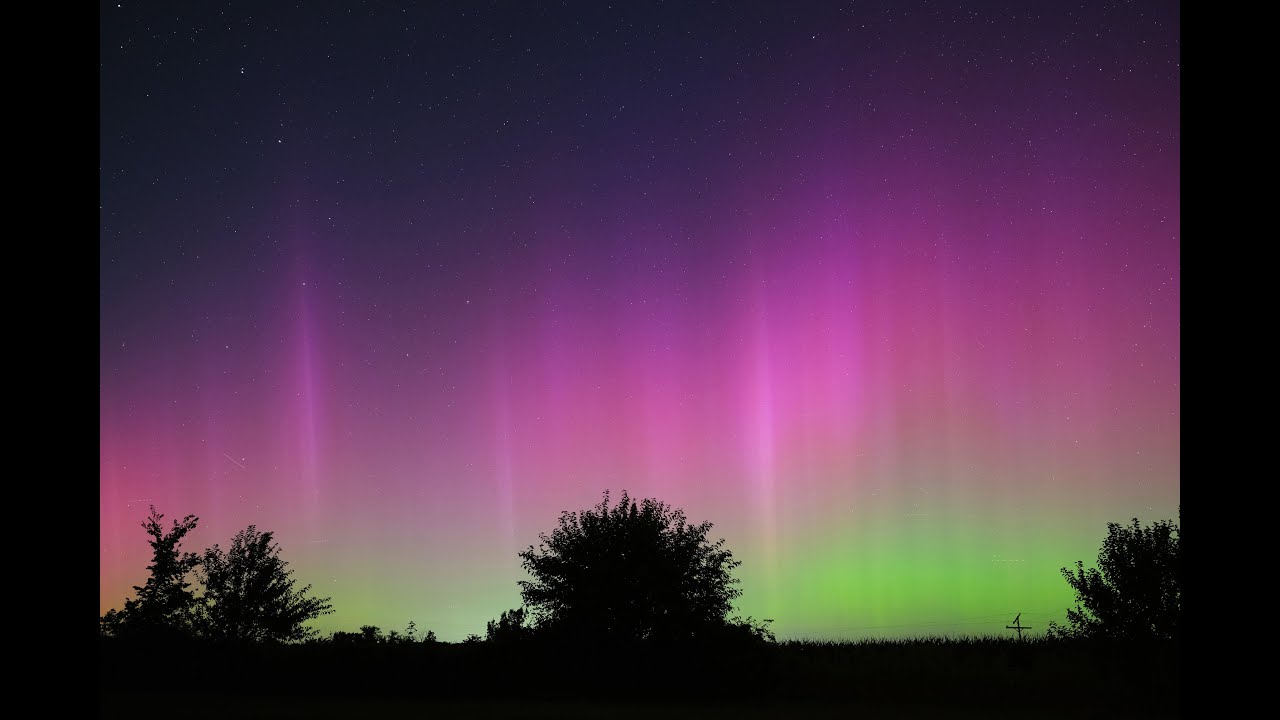 Northern Lights over SE Michigan (Aug 11-12, 2024) - YouTube