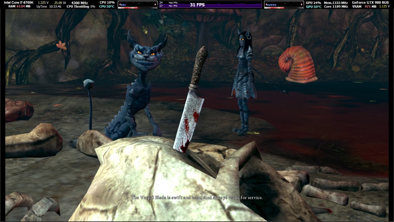 Alice The Madness Returns GTX980 | i7-6700K OSD - Benchmark - YouTube