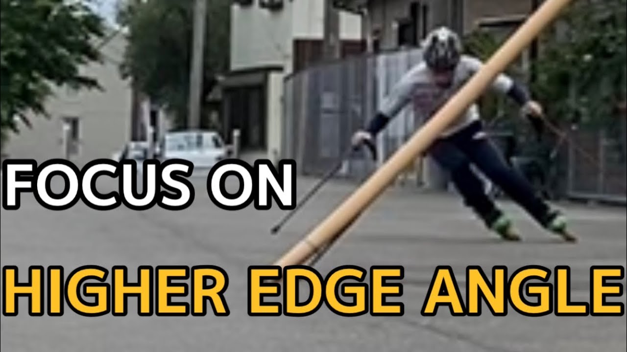 #122 Focus on higher edge angle / Long turns training (2-Jun 2021 ...