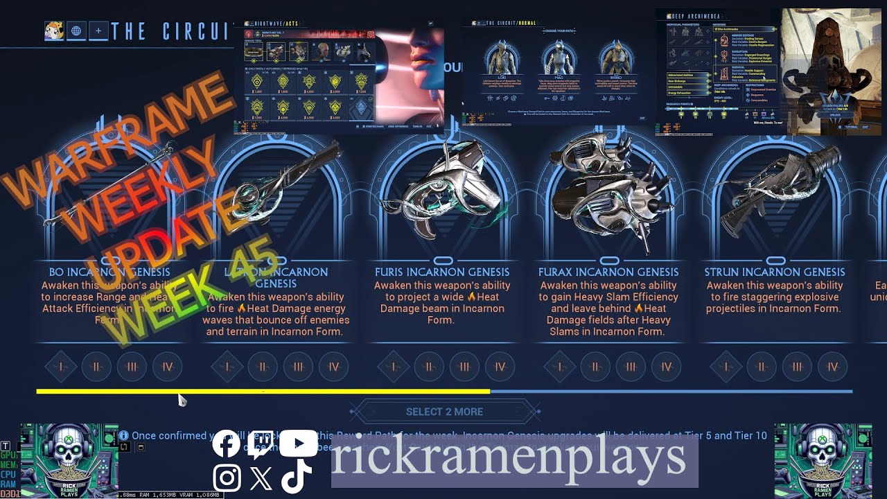 [WARFRAME] This Week In Warframe / What to do in warframe / Weekly ...